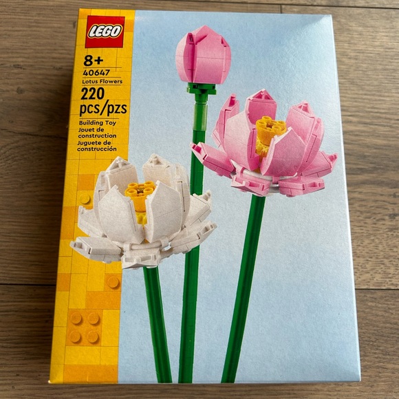 Lego | Toys | Lego Lotus Flowers Set With Pink And White Blooms | Poshmark